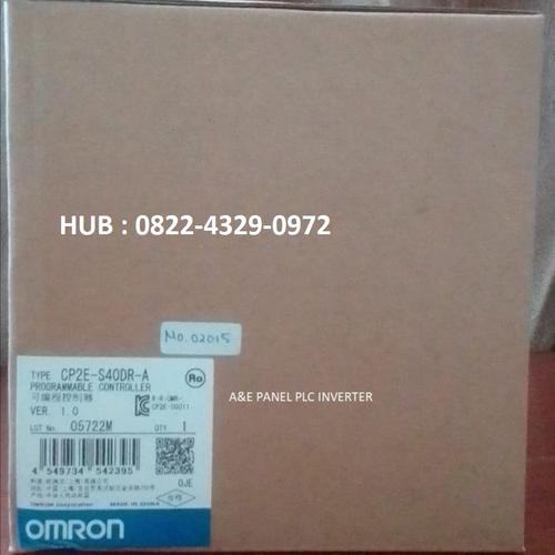 Jual PLC OMRON CP2E-S40DR-A CP2E S40DRA CP2ES40DRA - Kota Surabaya - A&E Panel PLC Inverter ...