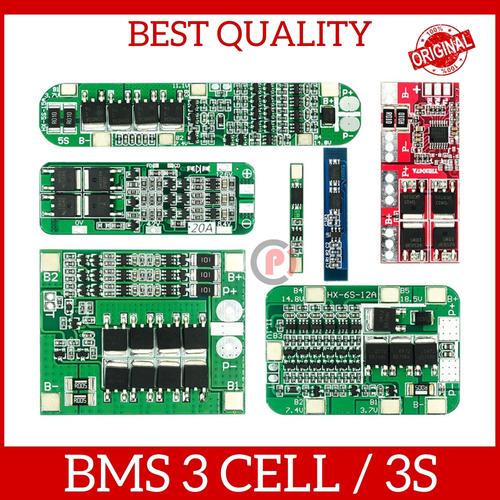 Jual BMS 3S 10 20 40 60 A Li-ion Lithium Baterai 18650 Protection Board ...