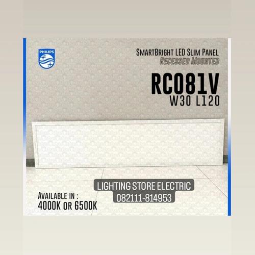 Jual PHILIPS RC081V 40W LED38S W30L120 GM MR PCV GYPSUM SLIM PANEL LED ...