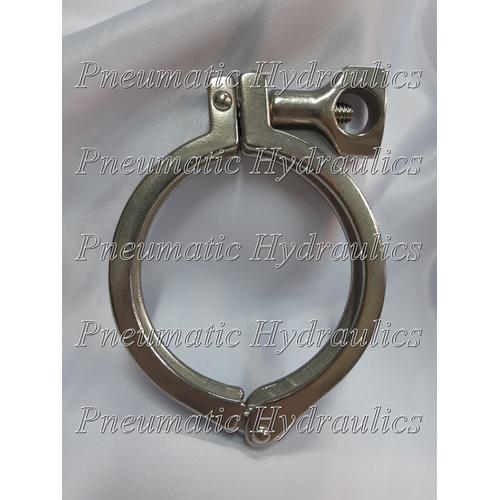 Jual Clamp Sanitary Heavy Duty Single pin SS304 Clamp 3" 3 inch clamp ...