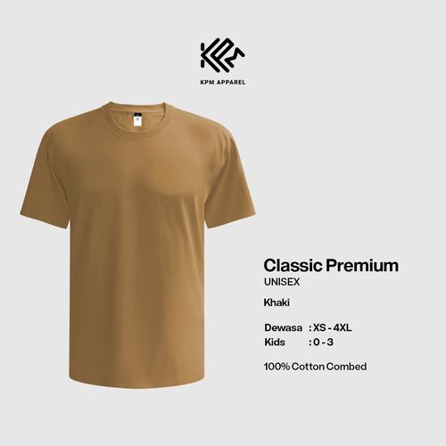 Promo Kaos Polos Lengan Pendek KPM Apparel Classic Premium BIg Size ...