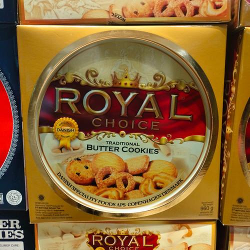 Jual royal choice butter cookies 960gr | biskuit | wafer | kaleng besar ...