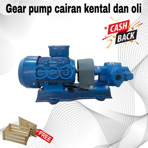 Jual POMPA OLI GEAR PUMP ROTOR RK 83.3LITER/MENIT 2,2KW 3PHASE - 3 ...