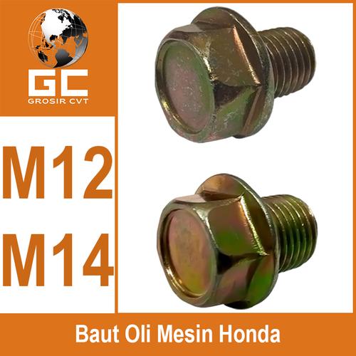 Jual Baut Tap Oli Mesin Bawah Honda Beat Vario Scoopy PCX Gn5 Supra M12 ...