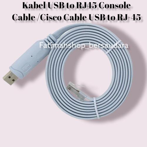Jual Kabel USB to RJ45 Console Cable /Cisco Cable USB to RJ-45 ...