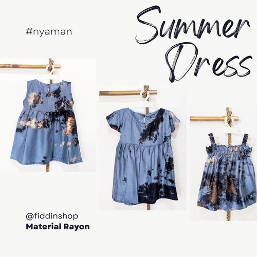 Promo Daster Bayi Perempuan Anak Tie Dye 1 th 2 2th Summer Kids Dress ...