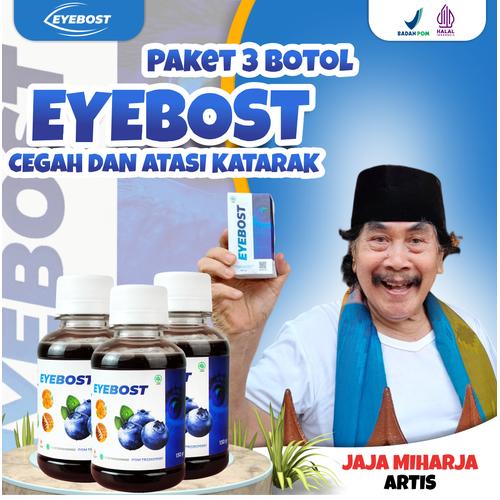 Jual PAKET 3 BOX EYEBOST-Multivitamin Mata Cegah dan Atasi Mata Katarak ...