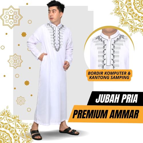 Jual Baju Muslim Jubah Gamis Pria Kurta Pakistan Putih Lengan Panjang ...