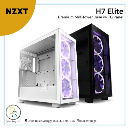 Promo NZXT H7 Elite | Premium Mid-Tower Case | Tempered Glass - MATTE ...