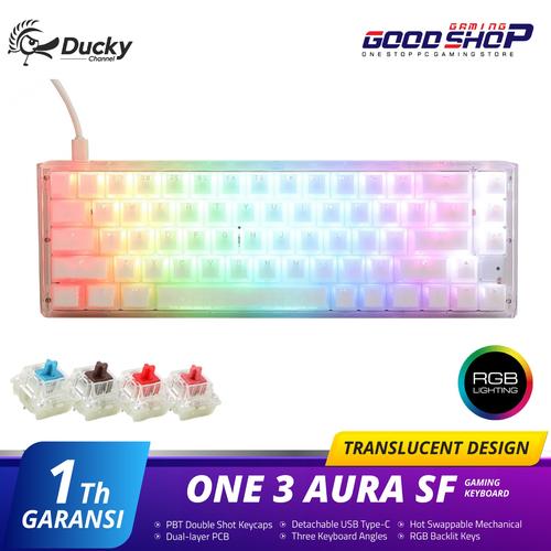 Jual Ducky One 3 Aura SF RGB - Gaming Keyboard - Blue Swutch, Putih ...
