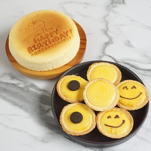 Jual Uncle Tetsu - Bundling - 1 Cheesecake + 1 Box Cheese Tart (6 pcs ...