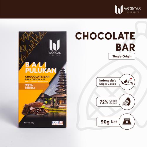 Jual Worcas Chocolate Bar Dark Chocolate Bali Pulukan - 90g - Jakarta ...