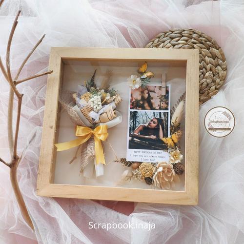 Jual BUKET BUNGA FRAME KADO GIFT BOX HADIAH ULANG TAHUN WISUDA ...
