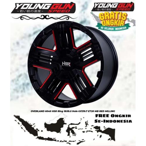 Jual VELG RACING PAJERO SPORT RING 18 HSR OVERLAND VELG MOBIL FORTUNER ...