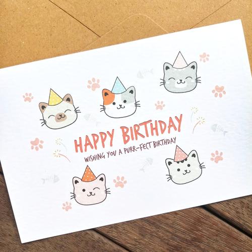 Jual Kartu Ucapan & Amplop Ultah Birthday Greeting Card Ulang Tahun Cat ...