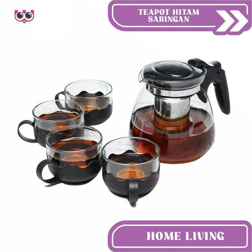 Jual TEA POT KACA SET 5IN1 / TEAPOT / GELAS TEH KACA - Kota Surakarta ...