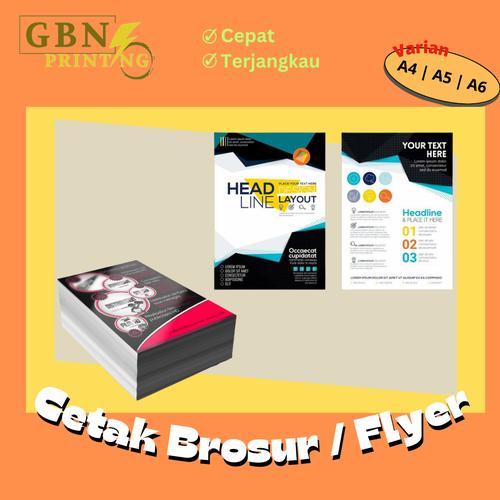 Jual Cetak Flyer/Brosur | Print Flyer/Brosur - Art Paper 150gr |Satuan ...
