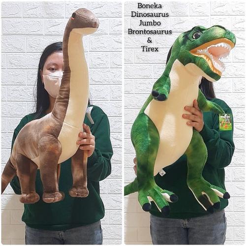 Jual Boneka Jurasic Dinosaurus Tirex Trex Brontosaurus Jumbo Brand Seulgi - Bronto 13in ...