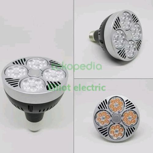 Jual Lampu Spotlight 35W LED PAR 30 sorot 35 w watt fitting E27 ULIR par30 - Kuning, TANPA KIPAS ...