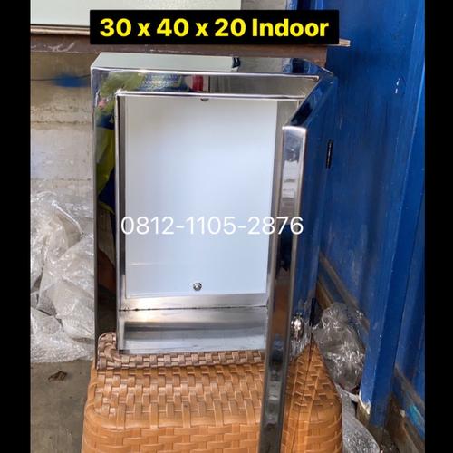 Jual Box Panel Listrik Indoor Stainless 304 30x40x20 40x30x20 Plat 1 ...