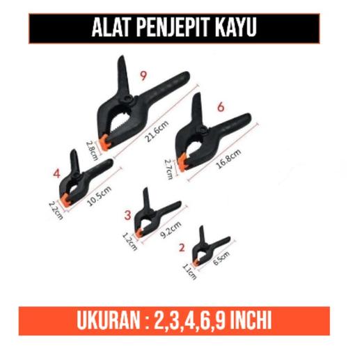 Jual Alat Penjepit Capit Kayu Besi Catok Spring Clamp 2" 3" 4" 6" 9 ...