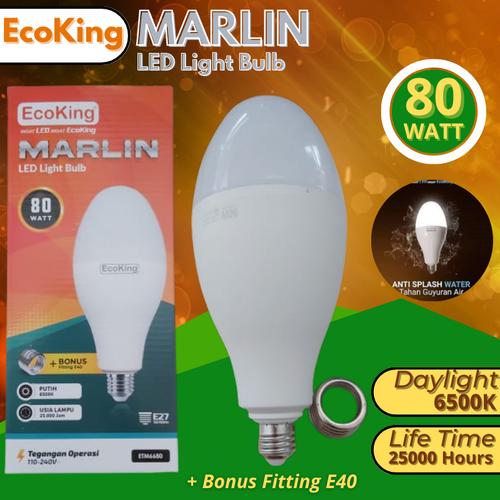 Jual Lampu Led EcoKIng MARLIN Led Light Bulb 80 watt Harga Promo - Kota ...