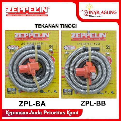 Jual REGULATOR SELANG GAS ZEPPELIN ZPL BA / BB 1.8 METER 100% ORI - ZPL ...