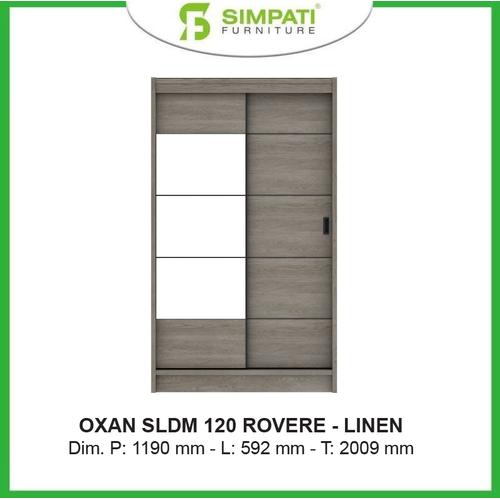 Jual LEMARI PAKAIAN MINIMALIS 2 PINTU MELODY OXAN SLDM 120 ROVERE ...
