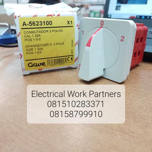 Jual SELECTOR SWITCH / COS GAVE 3 POSISI 1-0-2 3 POLE 32A GAE - Jakarta ...