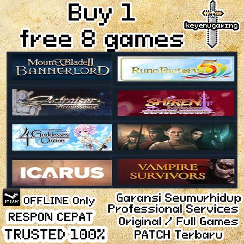 Jual Paket 3 Banyak Game PC Steam Game ORIGINAL Icarus Mount and Blade ...