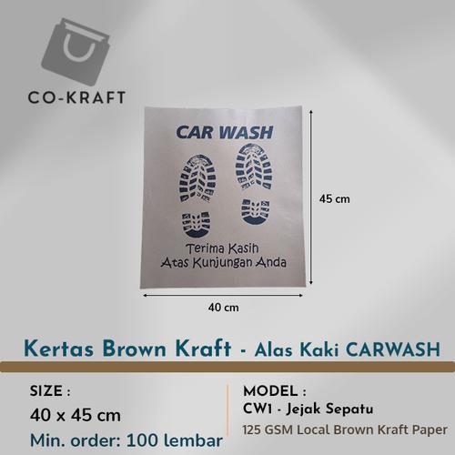 Jual Kertas Kraft Samson Alas Kaki Cuci Mobil Motif Universal Uk. 40x45 ...