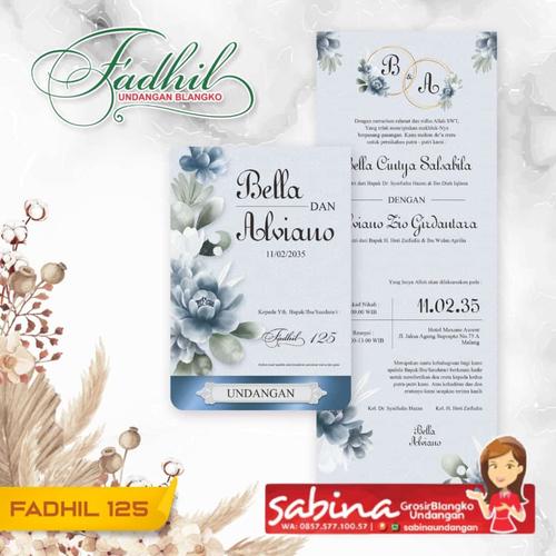 Jual NEW BLANGKO UNDANGAN FADHIL 125 | SABINA UNDANGAN - Kota Semarang ...