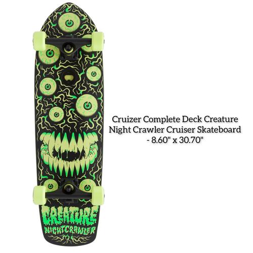 Jual Cruizer Complete Deck Creature Night Crawler Skate- 8.60" x 30.70 ...