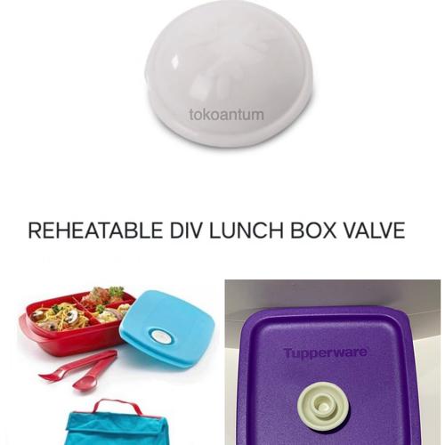Jual Tupperware Reheatable Div Lunch Box Valve - Putih - Jakarta ...