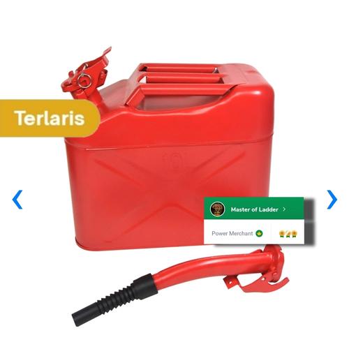 Jual jerigen metal KRISBOW 10 Liter jerigen besi jerrycan - Kota ...