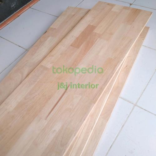 Jual Papan kayu solid lebar 30cm tebal 1.6cm steam halus - 120cm - Kab ...