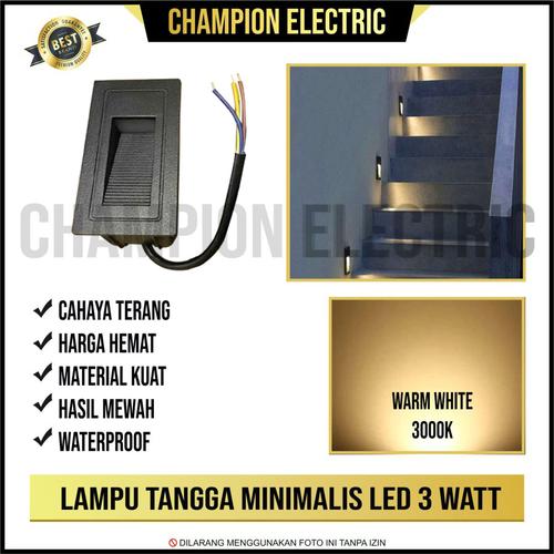 Jual Lampu Tangga Tanam LED Indoor Outdoor 3 Watt 3W Kotak Persegi ...