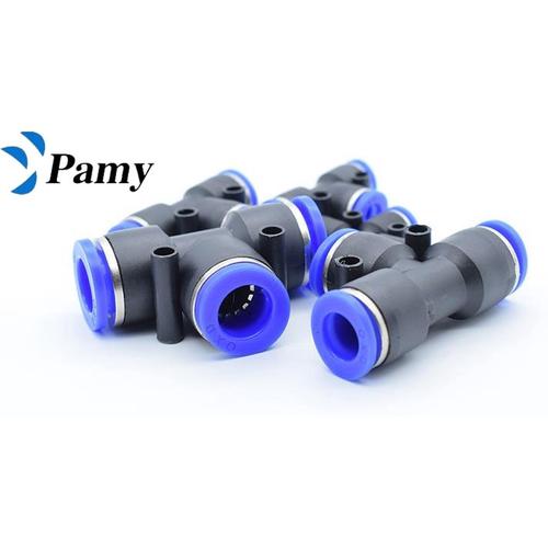 Jual MPE FITTING Pneumatic T Slip Lock Joiner Konektor Selang PnQ ...