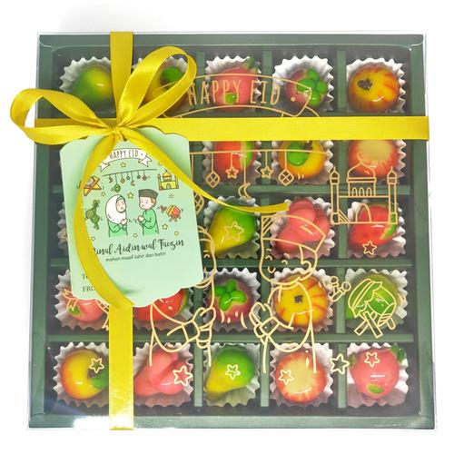 Jual Kue Lukchup Mini Khas Thailand Kue Buah fantasi Hampers Idul Fitri ...