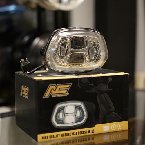 Jual Headlamp LED Daymaker NC PROJECT with DRL LED Vespa Sprint Clear ...