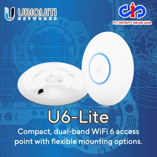 Jual Ubiquiti UniFi U6-Lite / UAP 6 Lite Ceiling Access Point Wi-Fi 6 ...