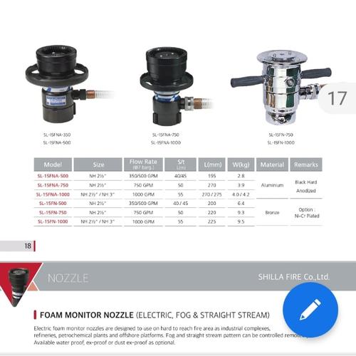 Jual Foam monitor nozzle Shilla SL-15FNA 750GPM - Jakarta Pusat - fire ...
