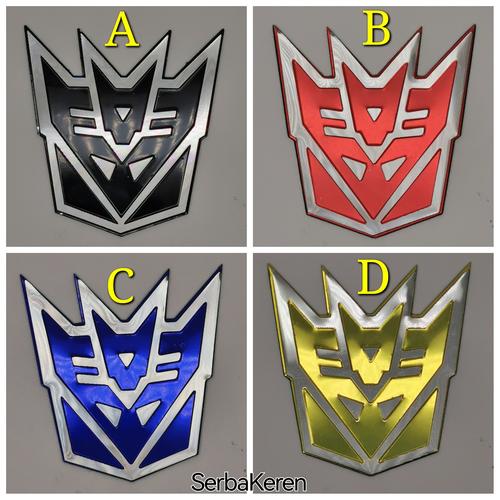 Jual emblem transformer / transformers decepticon - A - Jakarta Utara ...