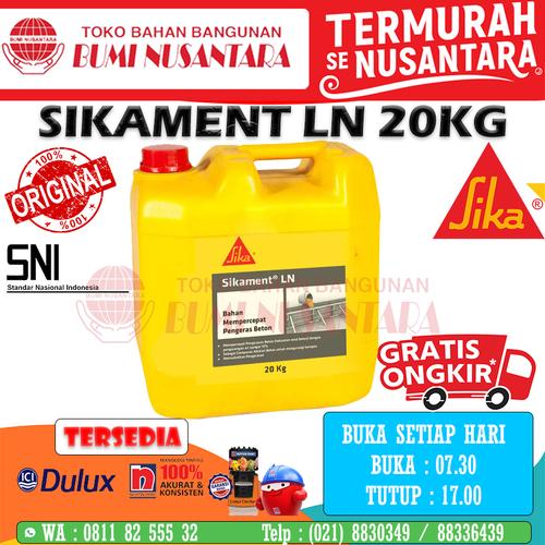 Jual SIKAMENT LN 20KG SIKA MENT DERIGEN OBAT COR SIKA PENGERAS BETON - 20KG - Kab. Bekasi - Bumi ...