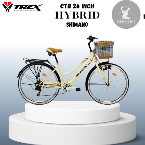 Jual Sepeda CTB Mini Keranjang Trex Hybrid 26 Inch - Biege - Kota ...