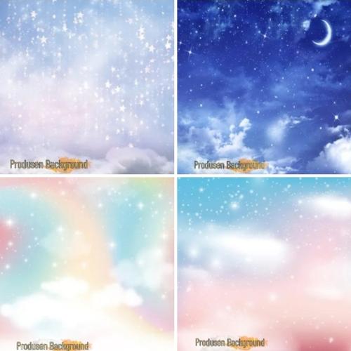 Jual Background Bayi Baby Abstrak Newborn Backdrop Pelangi 2 - Motif 9 ...