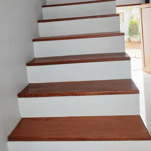 Jual anak tangga trap tangga papan tangga kayu mahoni asli - Kota ...