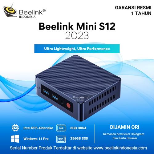 Jual Mini PC Beelink MINI S12 N95 Alderlake 8/256GB SSD HDMI Windows 11 ...