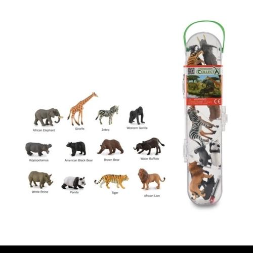 Jual Collecta Miniatur box of mini wild animals_miniatur hewan liar ...