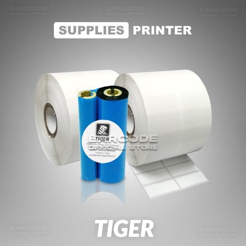 Jual Paket Label Ribbon Barcode ( Semicoated 33x15mm 2line + RWax ...